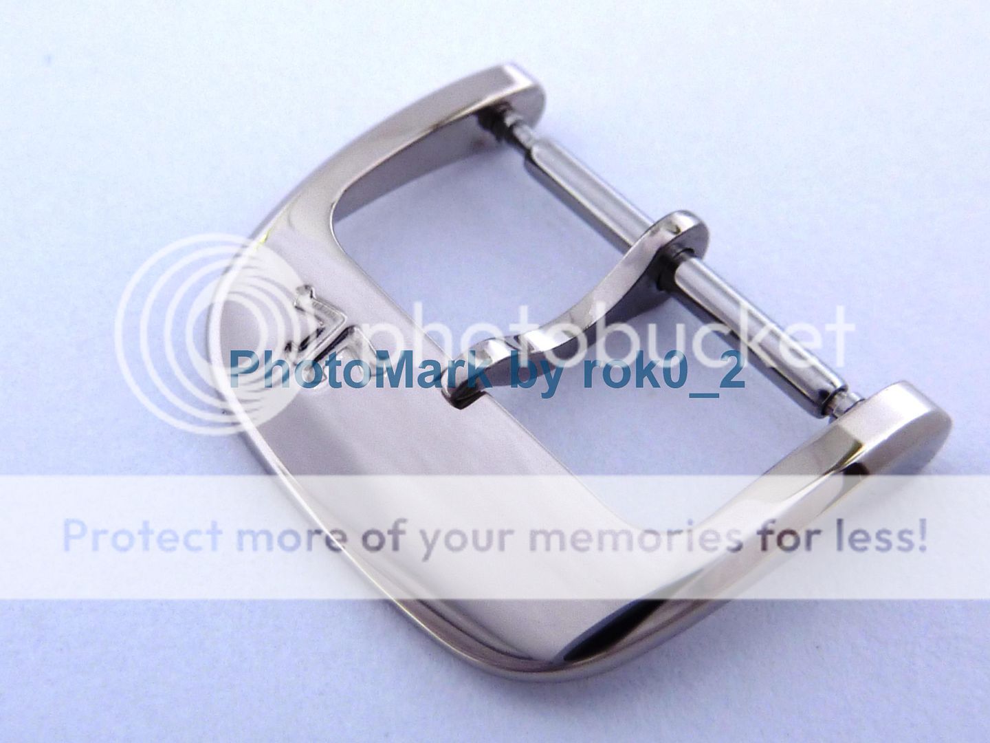 JLC JAEGER LE-COULTRE 18K, 18ct WHITE GOLD TANG PIN BUCKLE CLASP 16mm ...