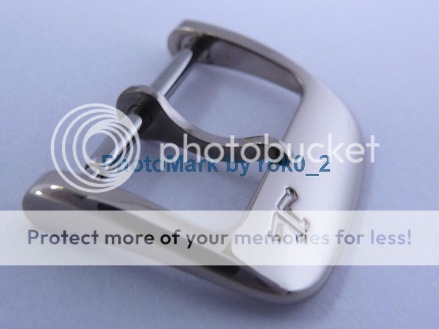 JLC JAEGER LE-COULTRE 18K, 18ct WHITE GOLD TANG PIN BUCKLE CLASP 16mm ...